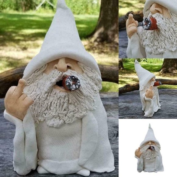 Urban Outfitters | Accents | New Naughty Wizard Garden Gnome | Poshmark
